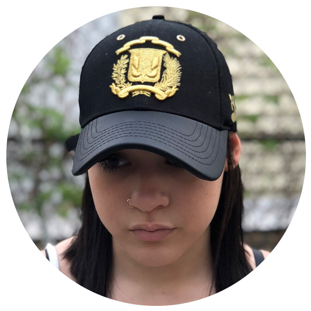 Leather & Cotton Escudo Hat – Team Dominican