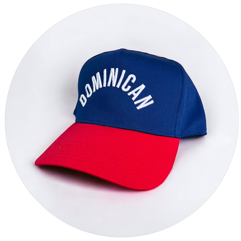 Dominican Curve 5 Panel Hat – Team Dominican